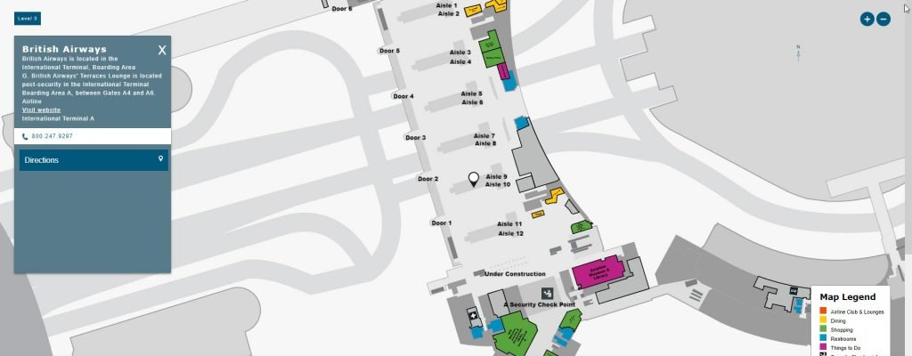 British Airways airline San Francisco International Airport SFO