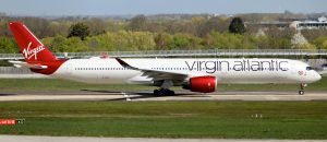 Virgin Atlantic Airways at the San Francisco Airport SFO